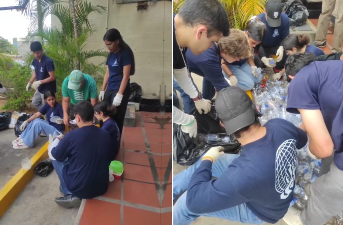 Estudiantes ayudan a convertir desechos plásticos en pupitres escolares ...